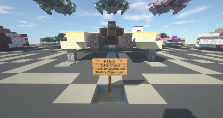 ETA-2 Actis-class Light Interceptor Minecraft Map