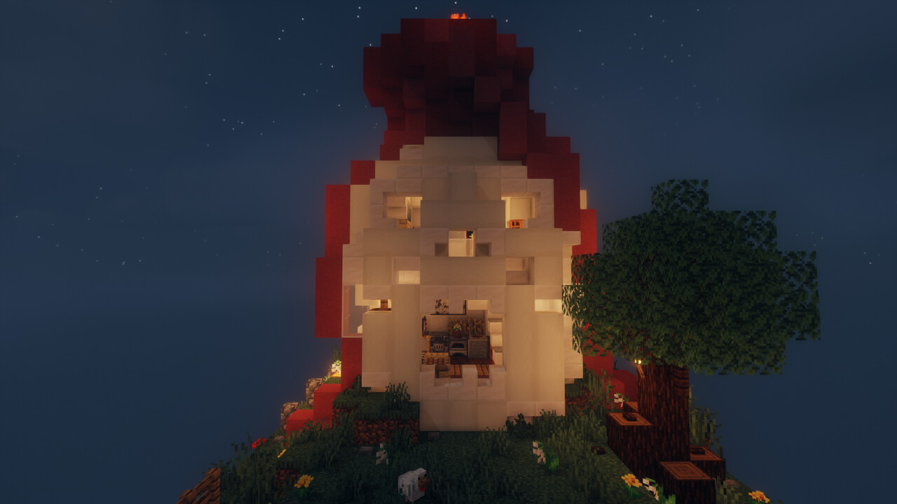 Skeleton Giant 💀🧡 (One-Chunk Challenge) Halloween Themed🎃 Minecraft Map