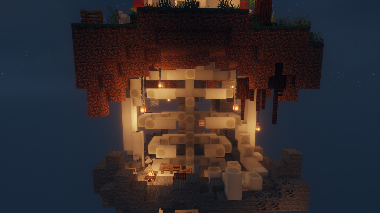 Skeleton Giant 💀🧡 (One-Chunk Challenge) Halloween Themed🎃 Minecraft Map