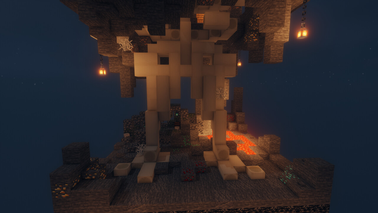 Skeleton Giant 💀🧡 (One-Chunk Challenge) Halloween Themed🎃 Minecraft Map