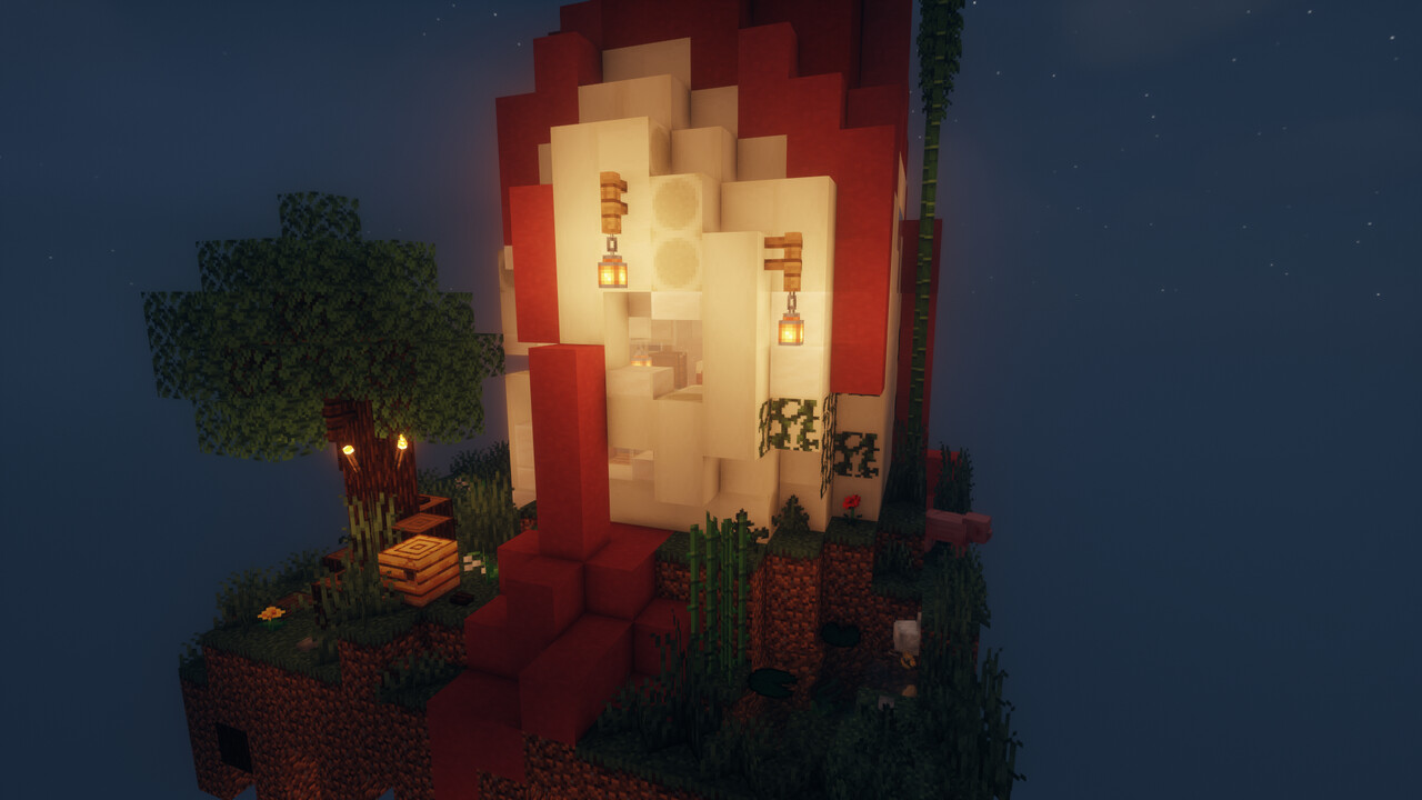 Skeleton Giant 💀🧡 (One-Chunk Challenge) Halloween Themed🎃 Minecraft Map