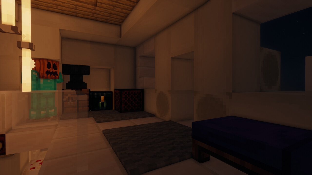 Skeleton Giant 💀🧡 (One-Chunk Challenge) Halloween Themed🎃 Minecraft Map