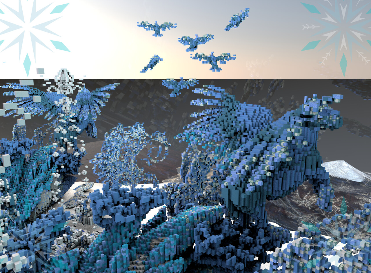 The ice Queen Minecraft Map