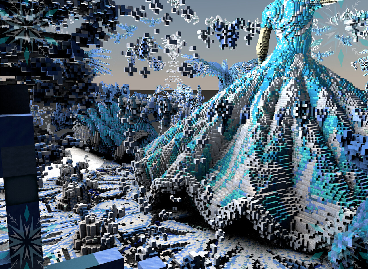 The ice Queen Minecraft Map