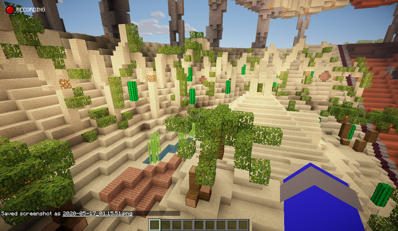Minecraft 4 biomes epic spawn Minecraft Map