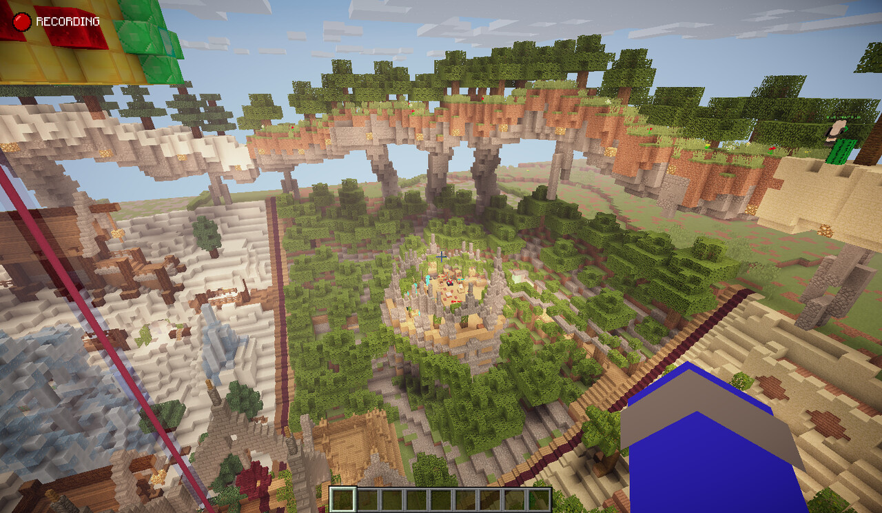 Minecraft 4 biomes epic spawn Minecraft Map