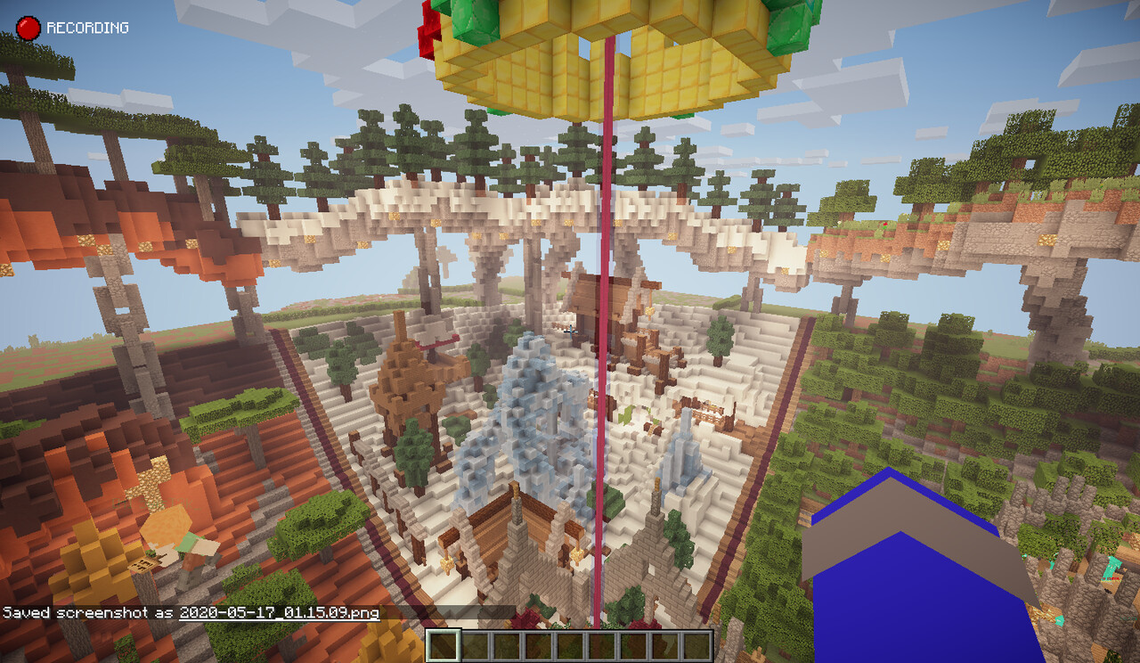 Minecraft 4 biomes epic spawn Minecraft Map