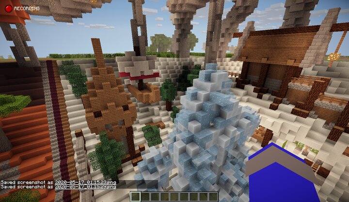 Minecraft 4 biomes epic spawn Minecraft Map