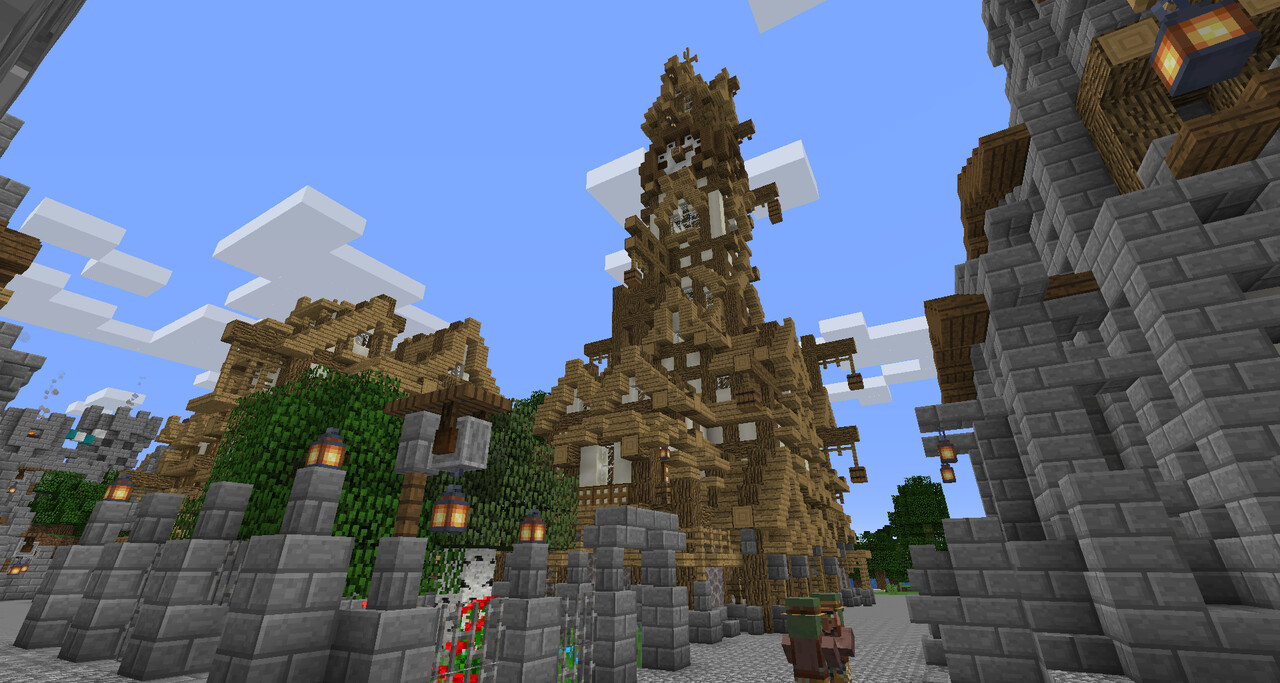 Medieval Fantasy Clocktower Minecraft Map