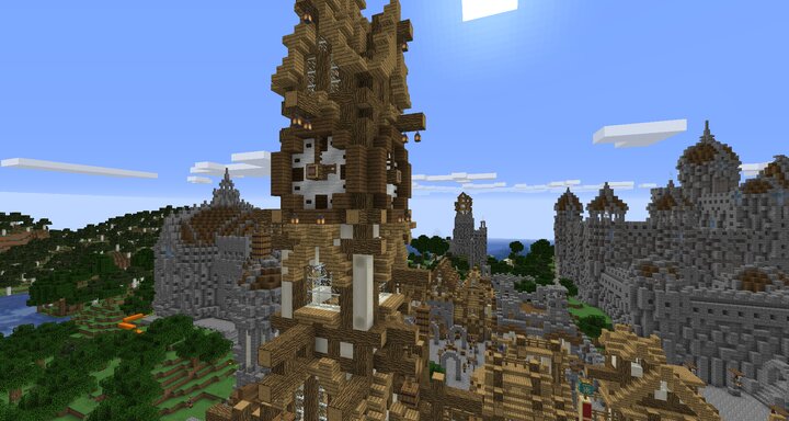 Medieval Fantasy Clocktower Minecraft Map