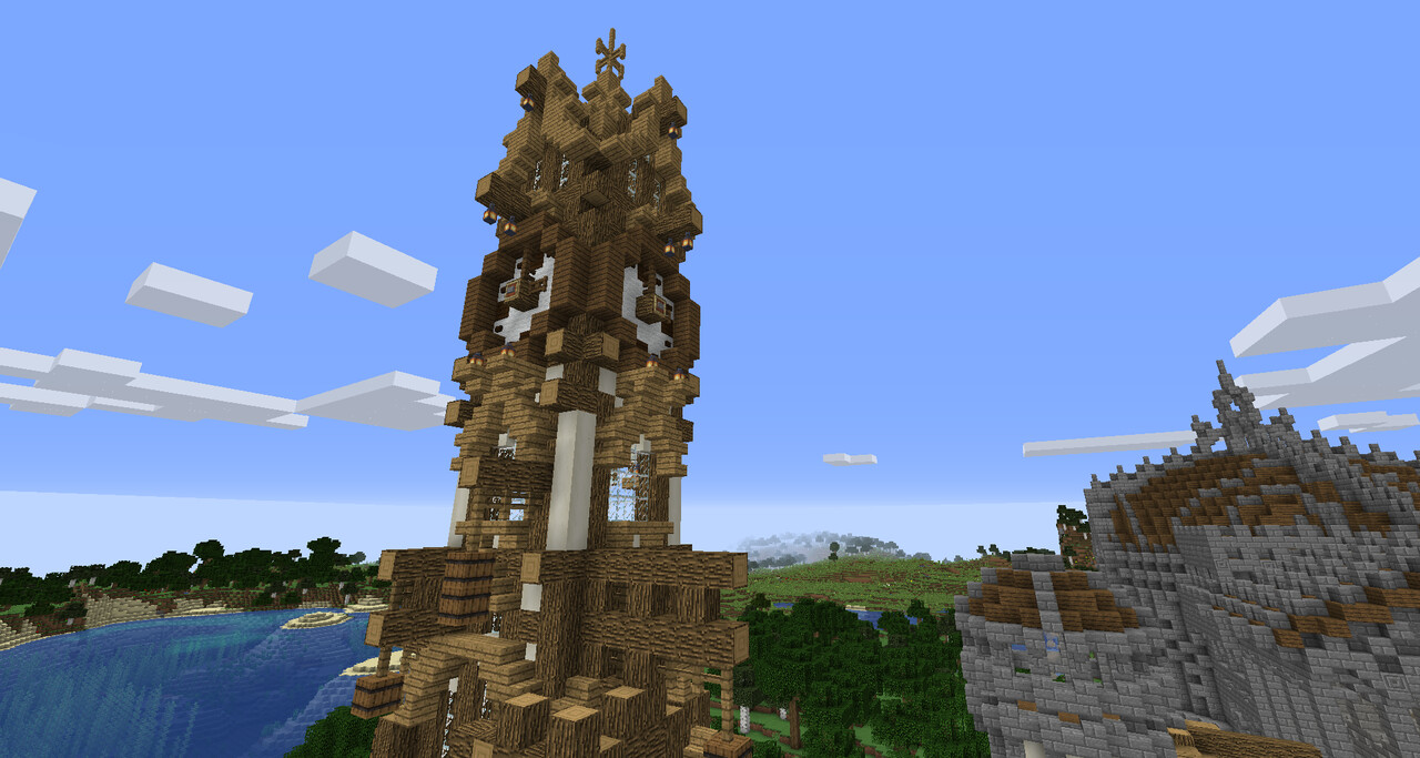 Medieval Fantasy Clocktower Minecraft Map