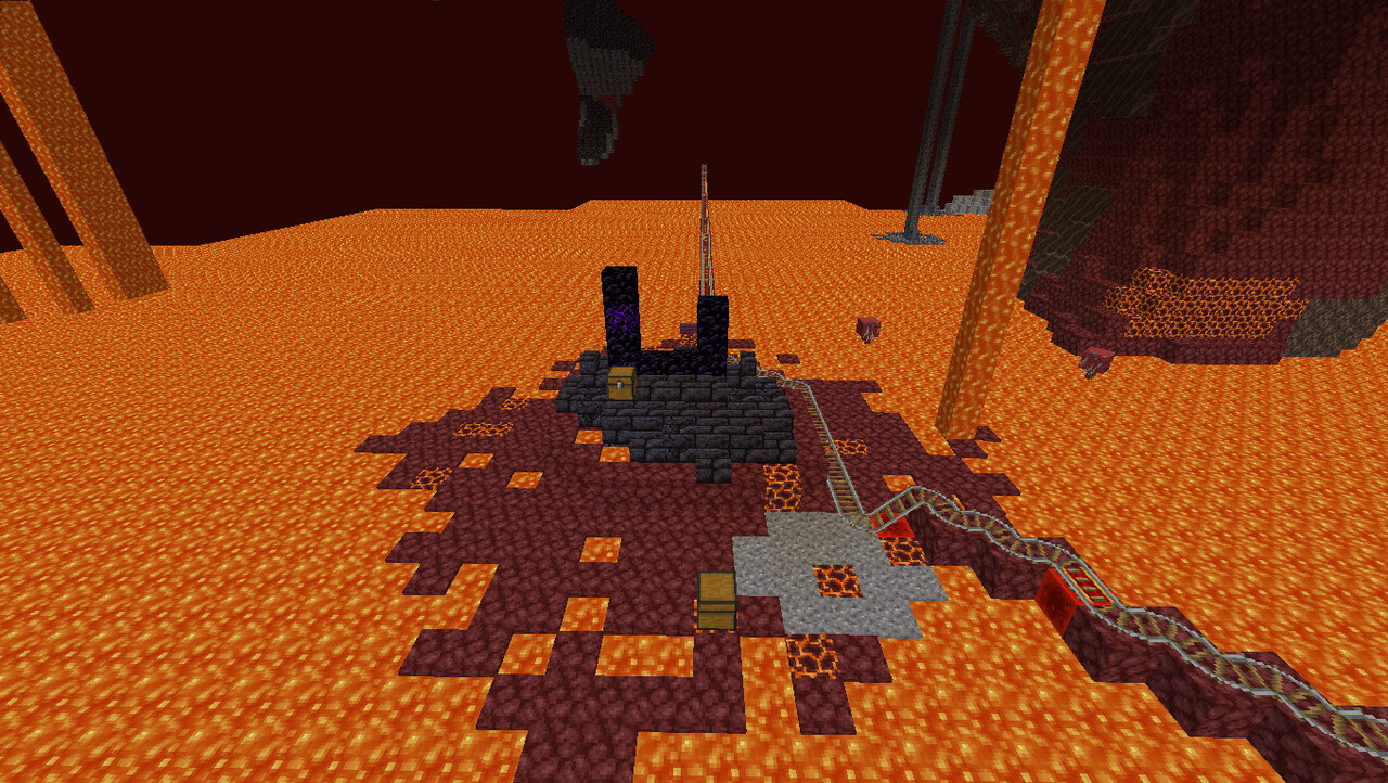 Halloween world Spooktober contest entery NETHER UPDATE Minecraft Map