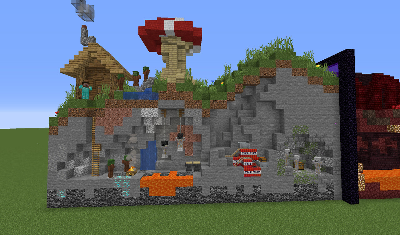 "A slice of Minecraft" Minecraft Map