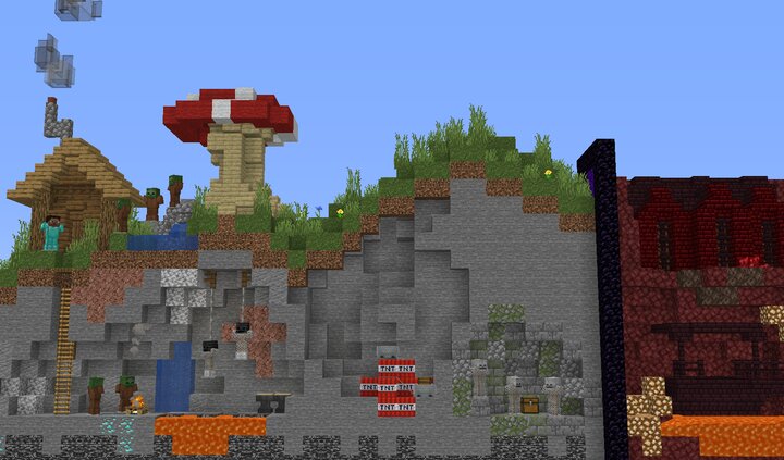 "A slice of Minecraft" Minecraft Map