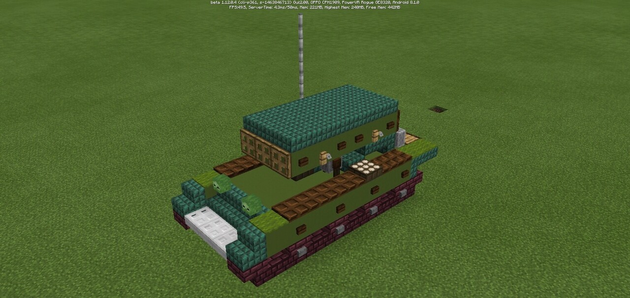 TOS-1A "Solntsepyok" - 220mm mlrs multiple rocket launcher Minecraft Map