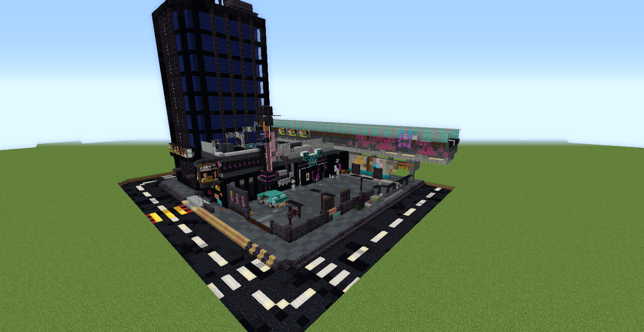 Cyberpunk 2077 Lizzie's Bar Minecraft Map