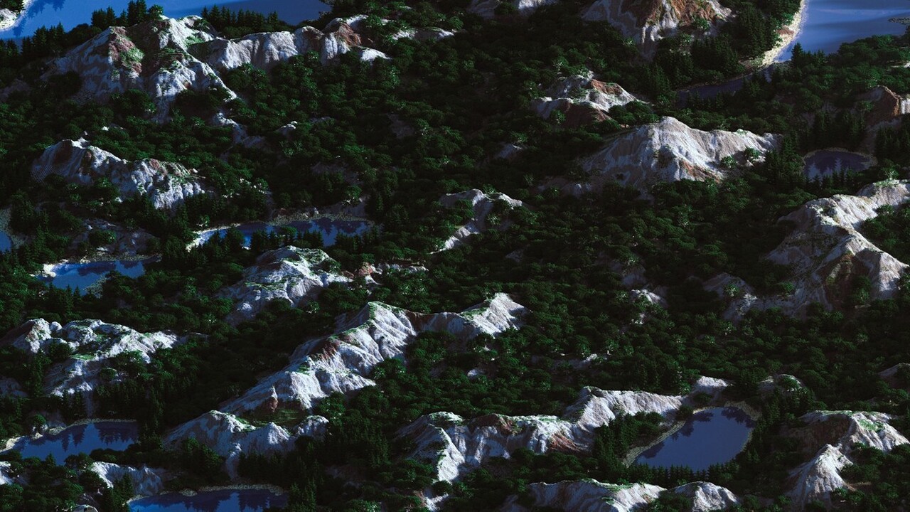 2000x2000 Realistic Minecraft Terrain Minecraft Map
