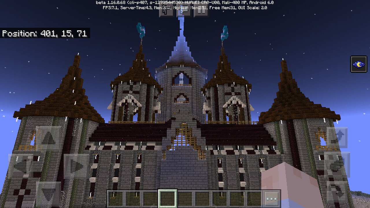 The dark castle (updated) Minecraft Map