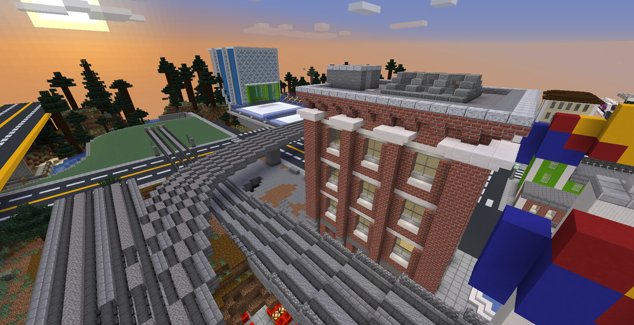 Brick City Building Minecraft Map
