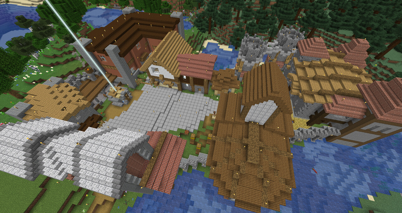 Small Medieval Village Minecraft Map