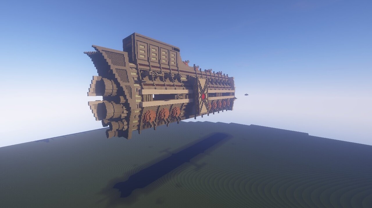 Sci-fi spaceship Minecraft Map