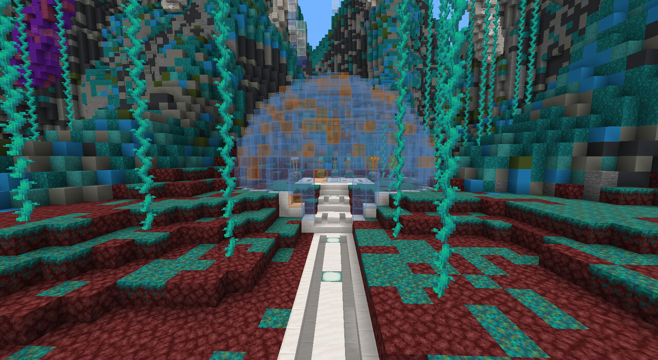 Futuristic/Alien Spawn Minecraft Map
