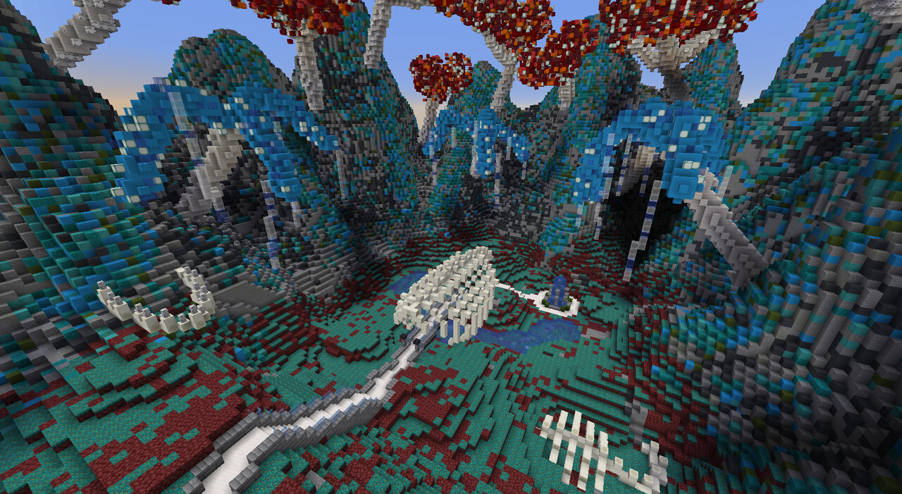 Futuristic/Alien Spawn Minecraft Map