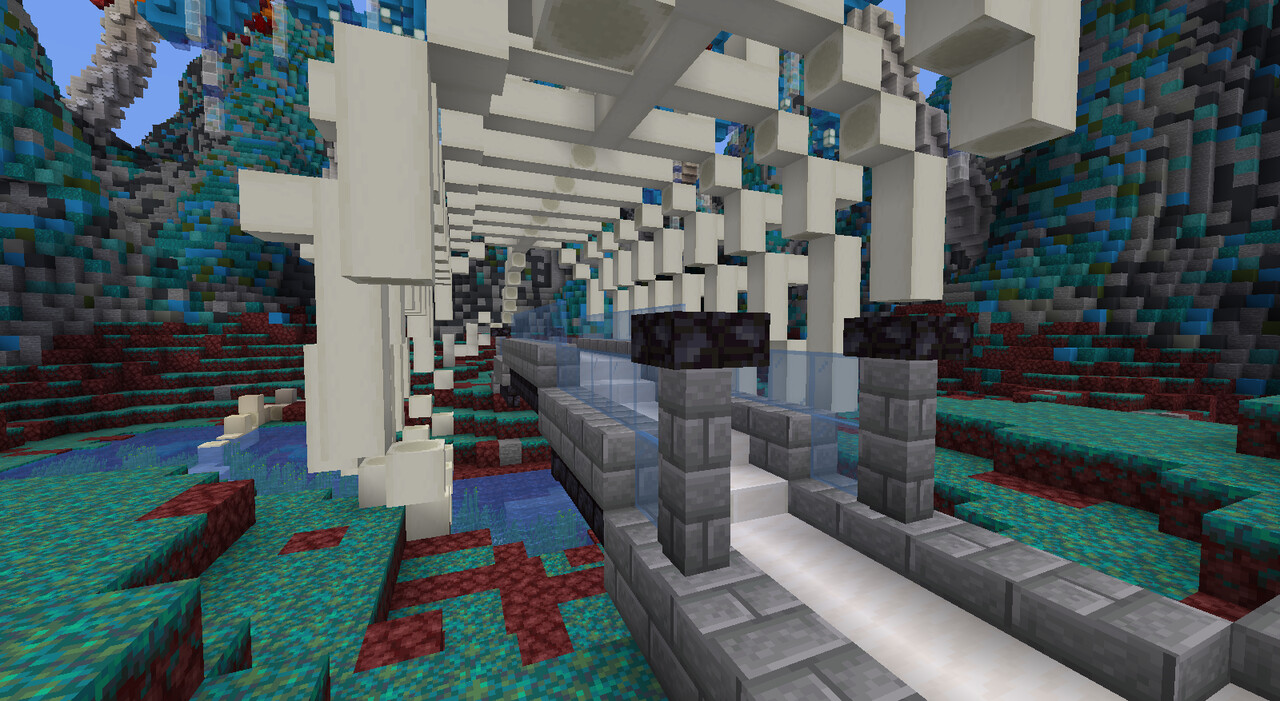 Futuristic/Alien Spawn Minecraft Map