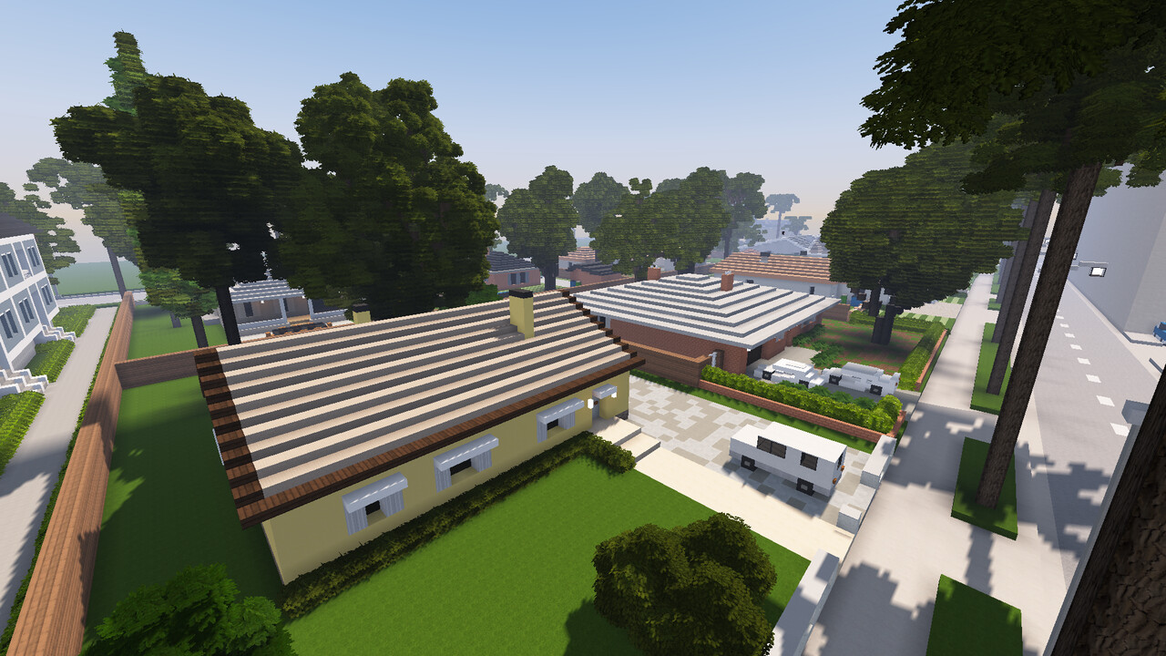 Suburban Houses Minecraft Map
