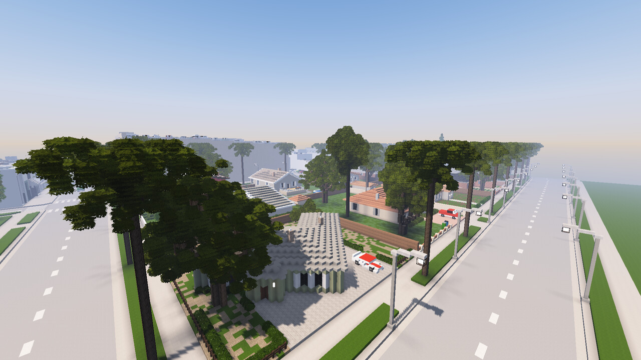 Suburban Houses Minecraft Map