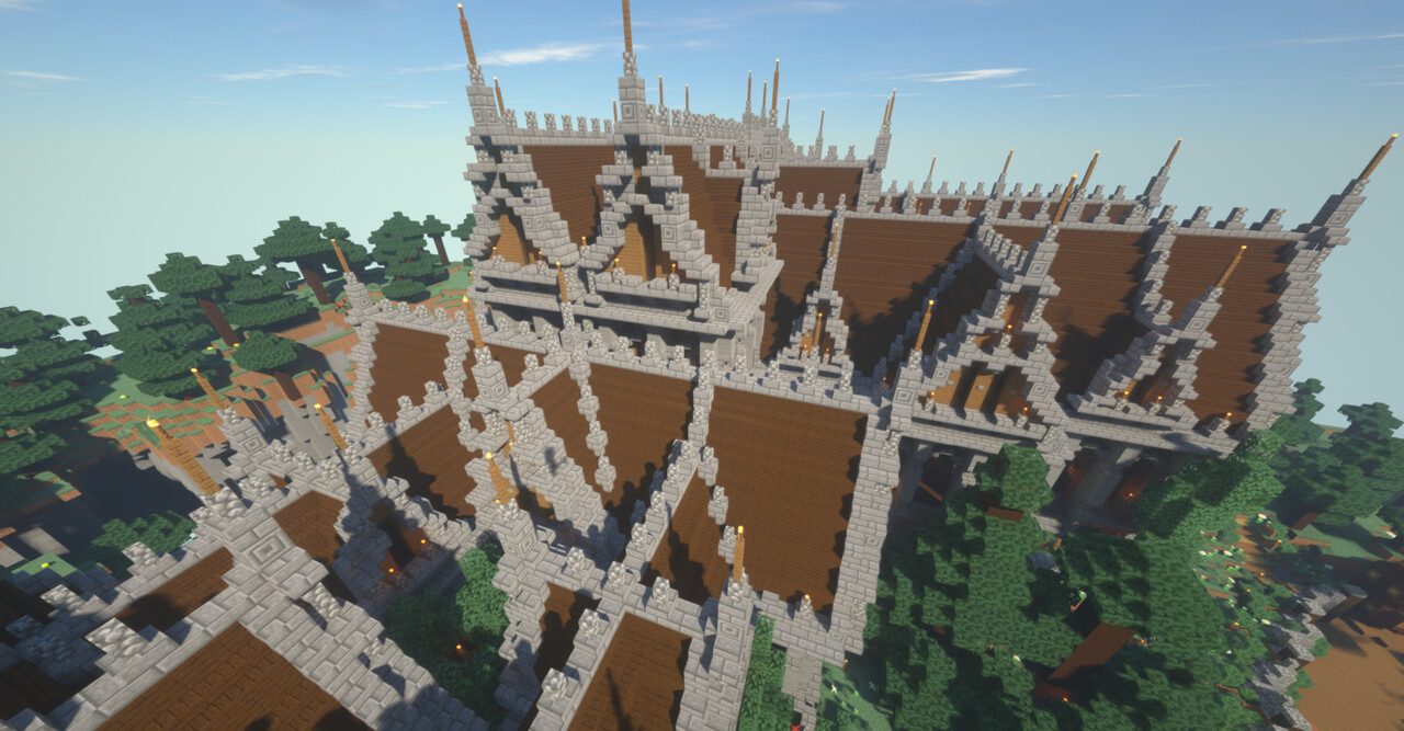 Colline Manoir victorian palace Minecraft Map