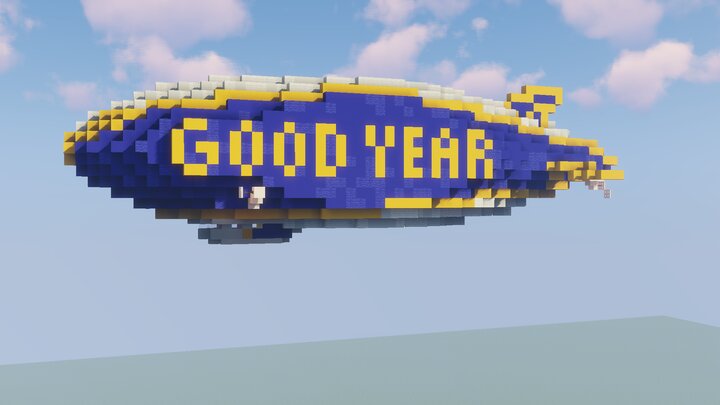 Good Year Blimp [SCHEMATIC] Minecraft Map