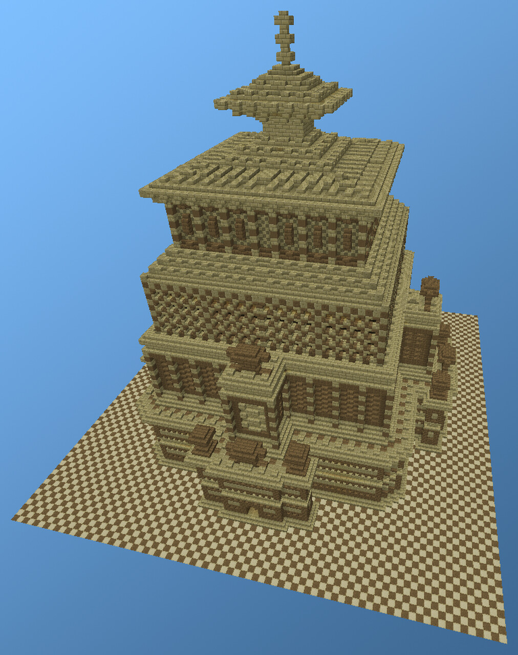 The Chamakadaar Niyati Temple [Brick Top] Minecraft Map