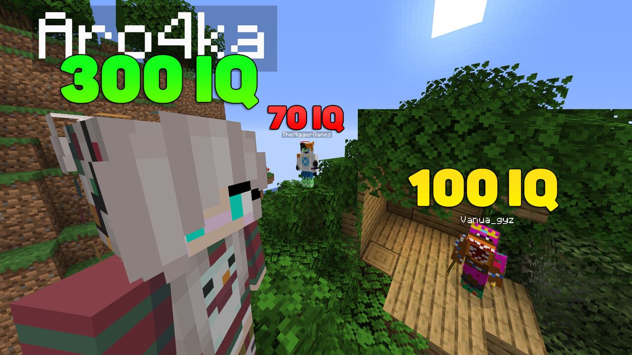 Карта - тест на IQ Minecraft Map