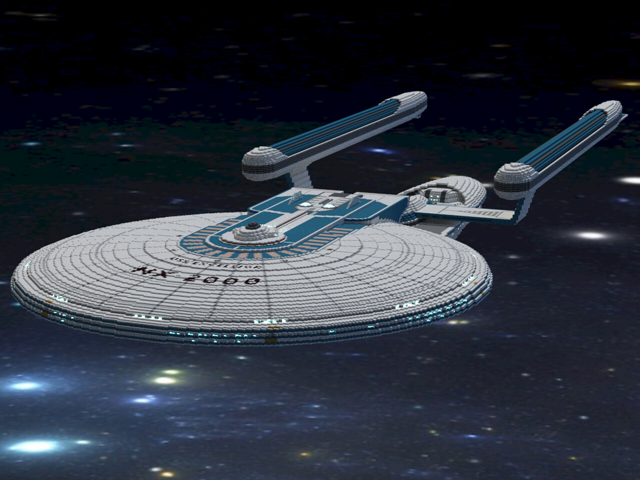 U.S.S. Excelsior NX-2000 (Excelsior Class) Minecraft Map