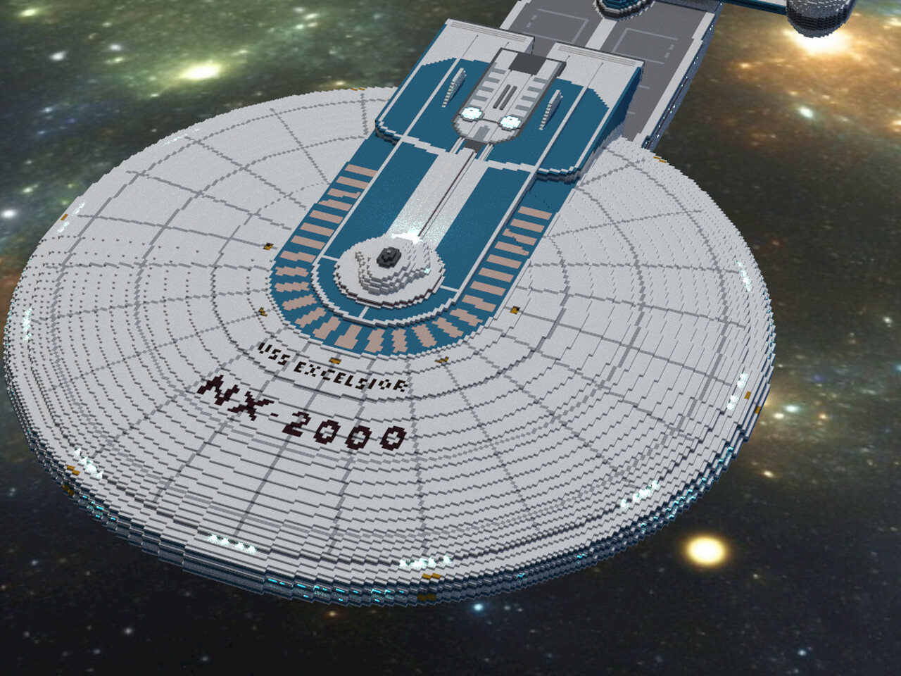U.S.S. Excelsior NX-2000 (Excelsior Class) Minecraft Map