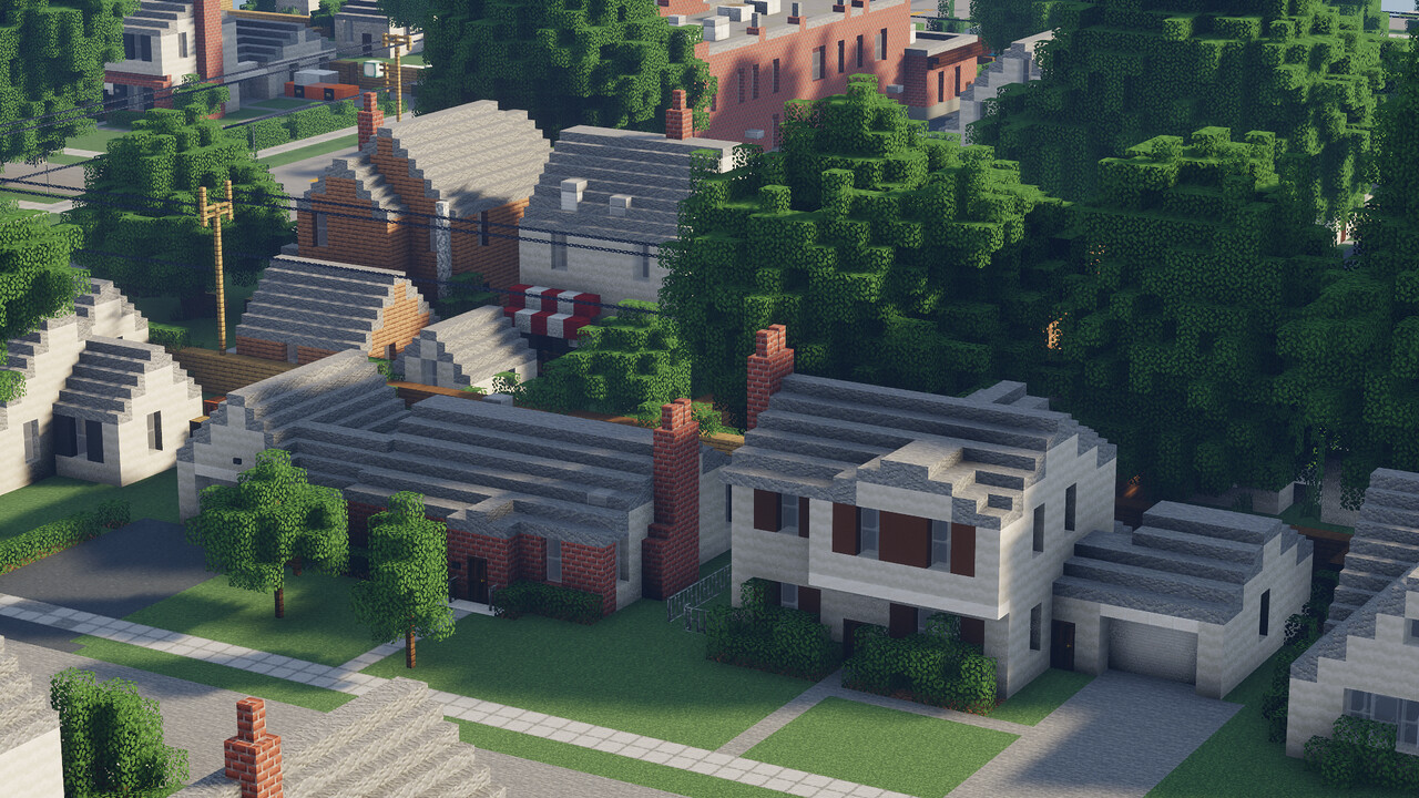 American Suburbs - Clinton Ave, Irondequoit NY, 1959 Minecraft Map