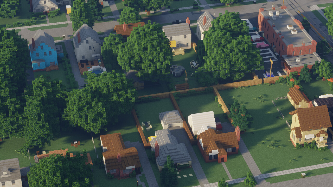 American Suburbs - Clinton Ave, Irondequoit NY, 1959 Minecraft Map