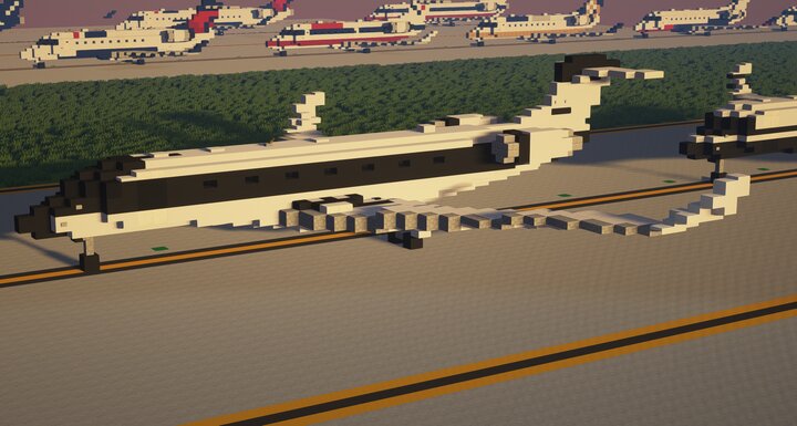 Gulfstream G650 1.5:1 Scale Minecraft Map