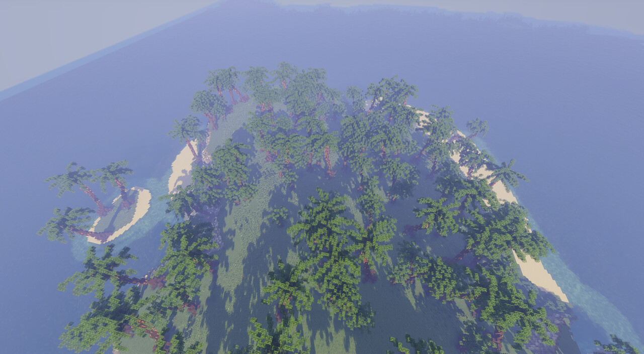 Desert island. Map for survival 1.15.2 Minecraft Map