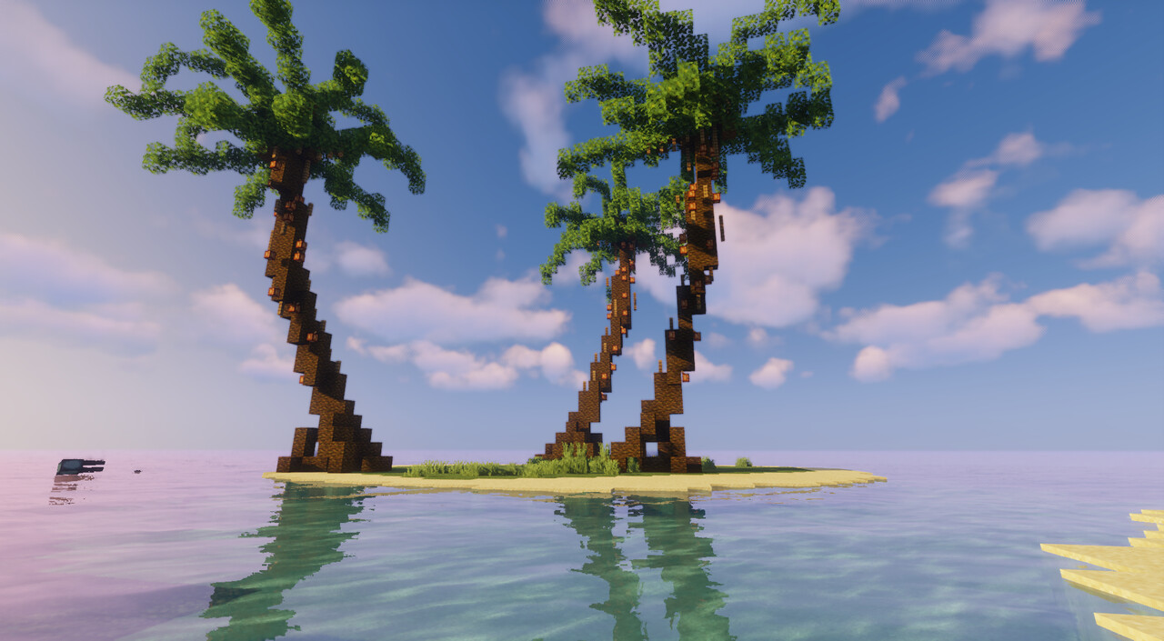 Desert island. Map for survival 1.15.2 Minecraft Map