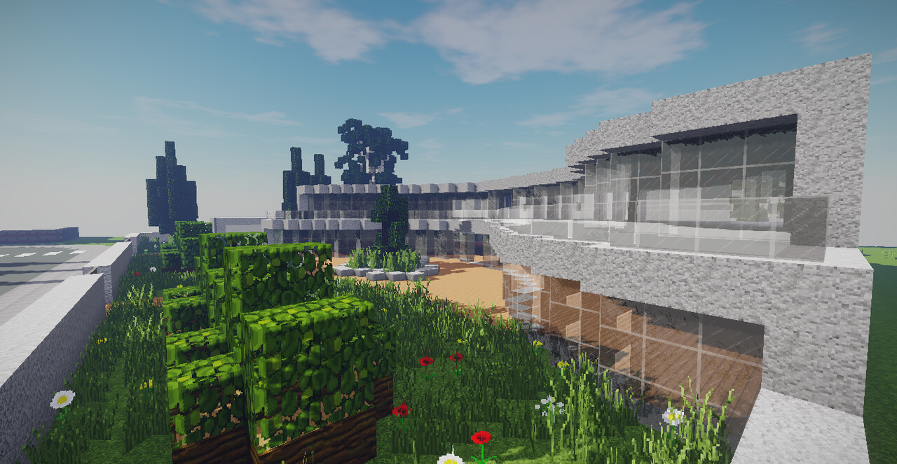 Modern House #41+ Schematics Minecraft Map