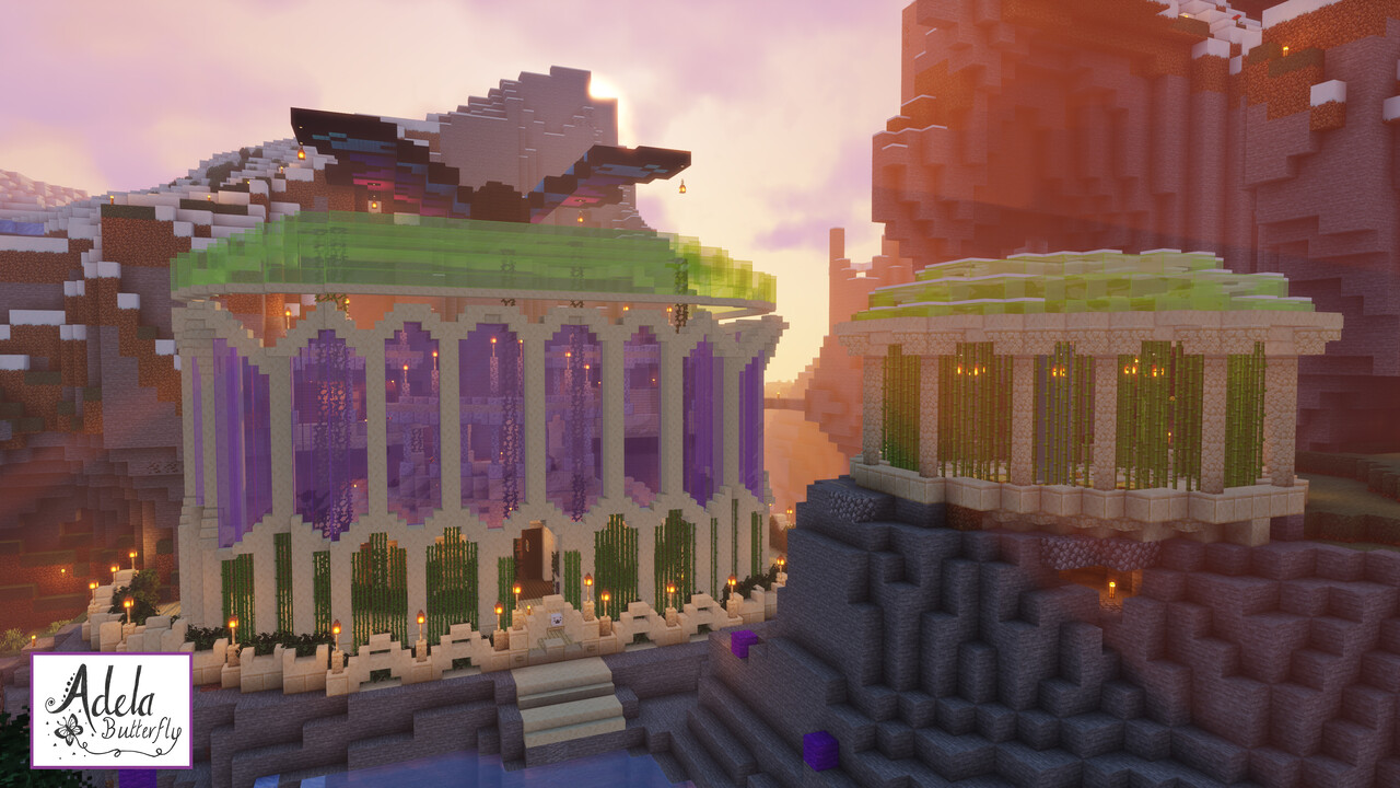 Fantasy butterfly base Minecraft Map