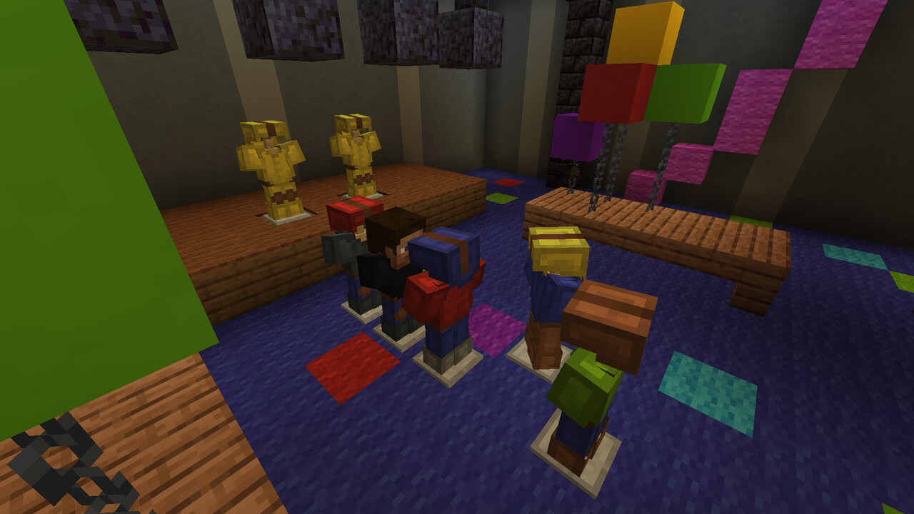 Fnaf 4 Minigame Map and Fredbears family diner Minecraft Map