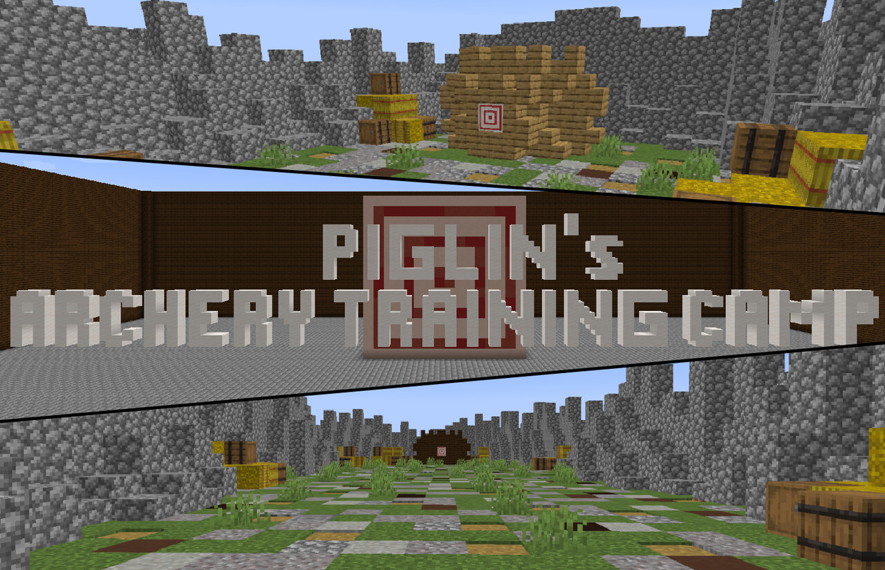 Piglin's Archery Training Camp Minecraft Map