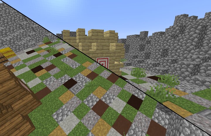 Piglin's Archery Training Camp Minecraft Map