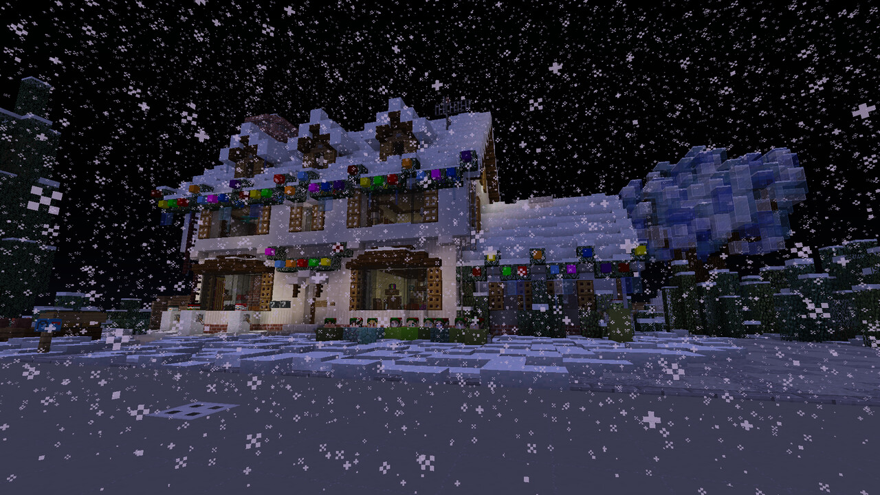 | My house in four seasons | Minecraft Map