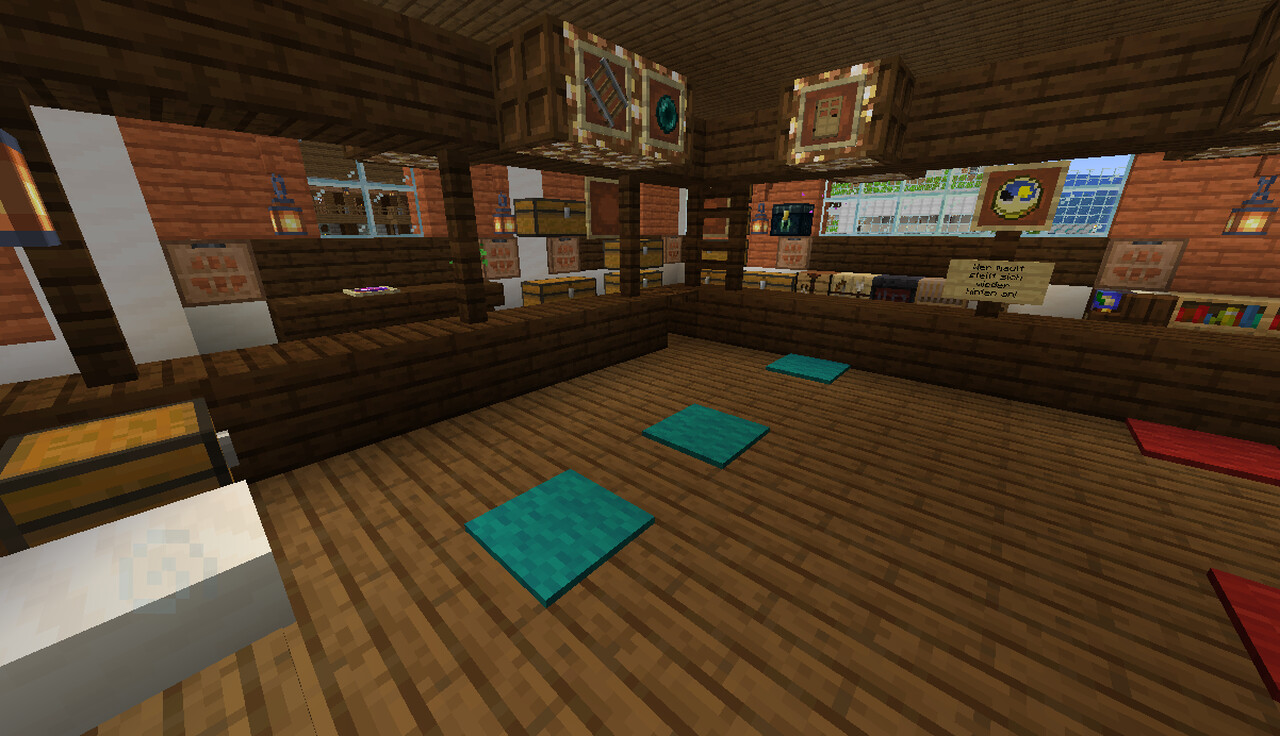 Animal Crossing: Wide World Town Hall Minecraft Map