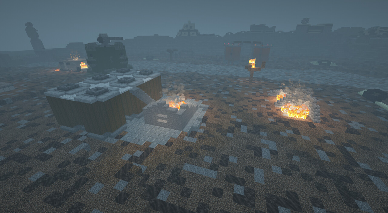Warhammer 40k battlefield Minecraft Map