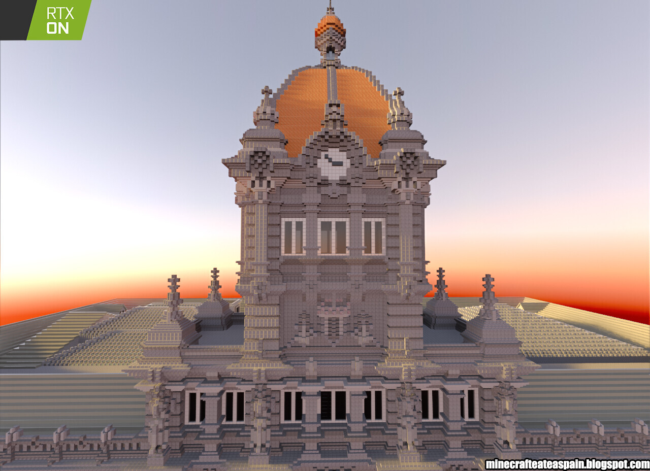 Minecrafteate in RTX, Nº26: Replica of the City Council of A Coruña ...